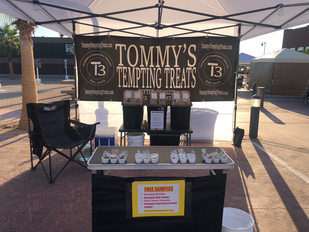 Visit our Booth – Tommy's Tempting Treats